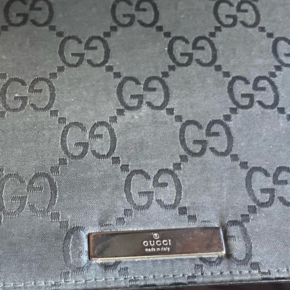 Gucci | Office | Authentic Black Office Luxury Gucci Monogram Black ...